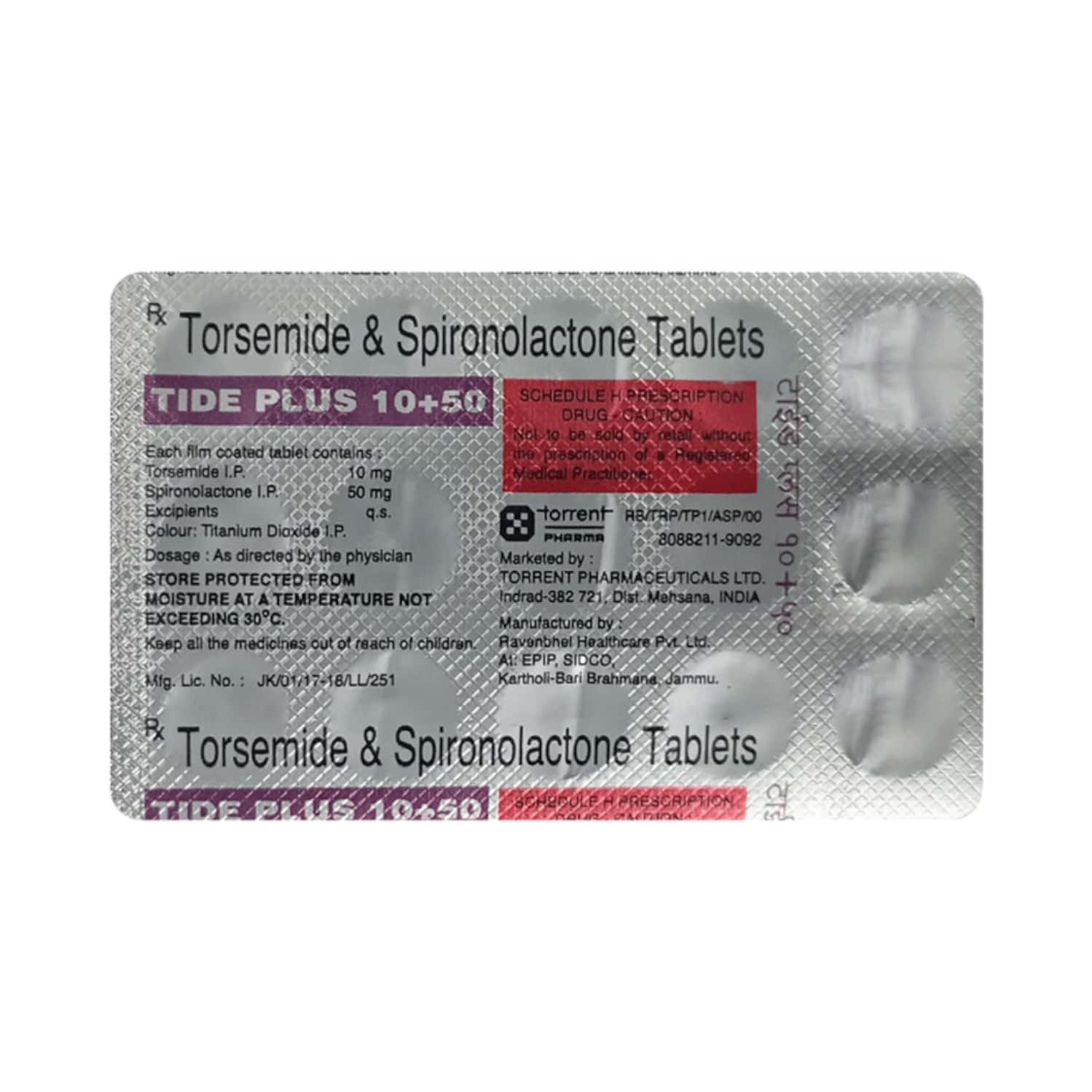 Buy Tide Plus 10/50mg Strip Of 15 Tablets Online & Save Up to 24% at ...
