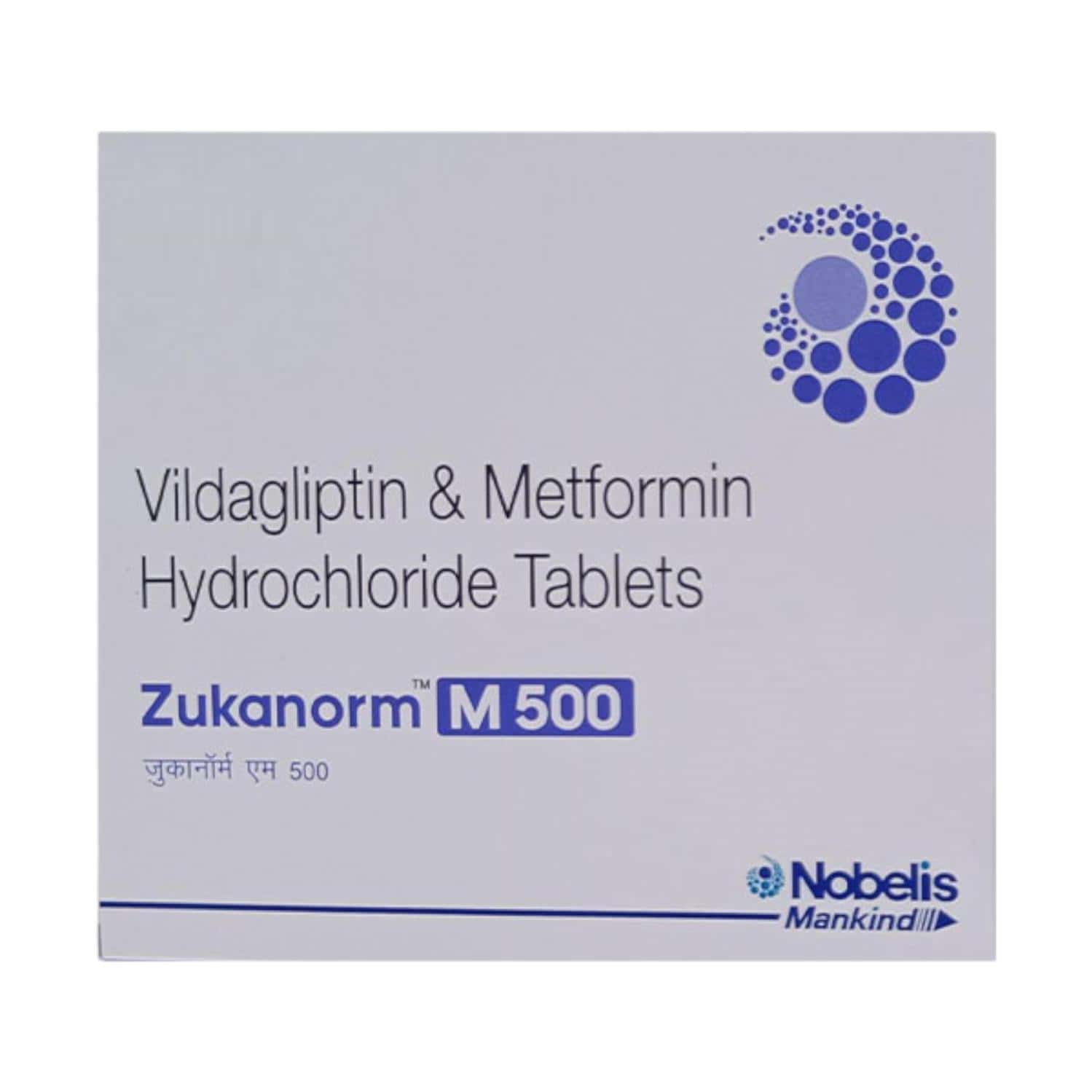Zukanorm M 50/500mg Strip Of 20 Tablets: Uses, Side Effects, Price ...