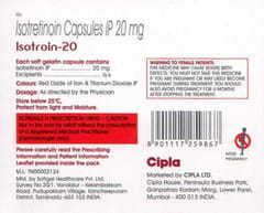 Isotroin 20 Capsule: Uses, Side Effects, Price, Dosage & More Info ...