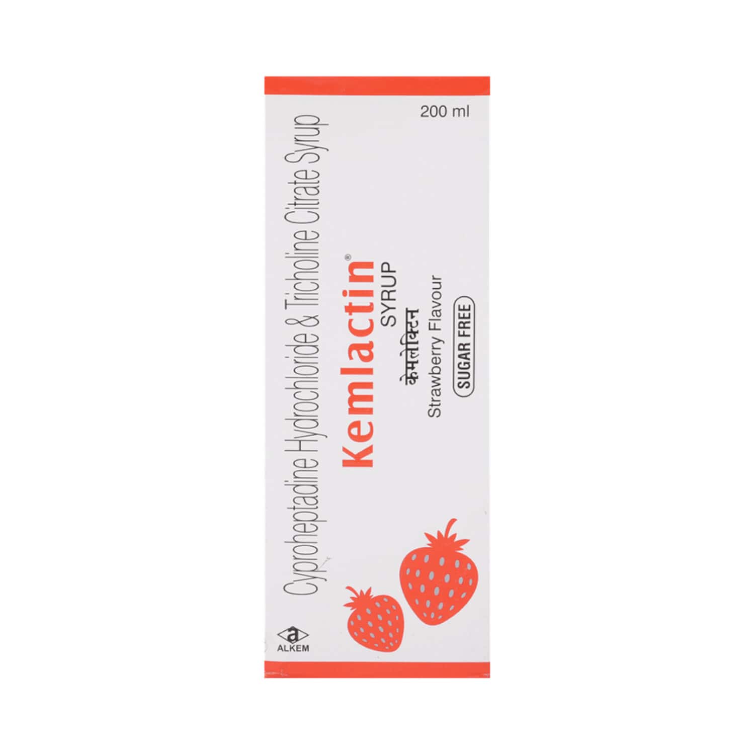 Kemlactin Strawberry Flavour Sugar Free Bottle Of 200ml Syrup: Uses ...