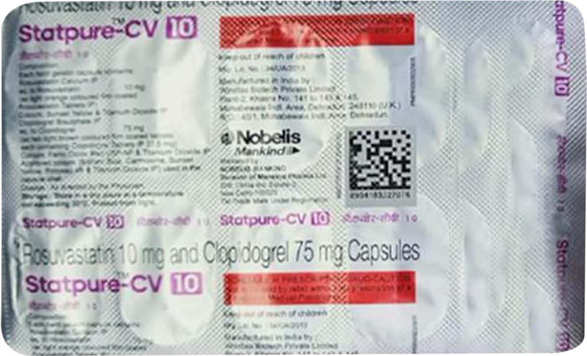 Statpure Cv 10mg Strip Of 10 Capsules: Uses, Side Effects, Price ...