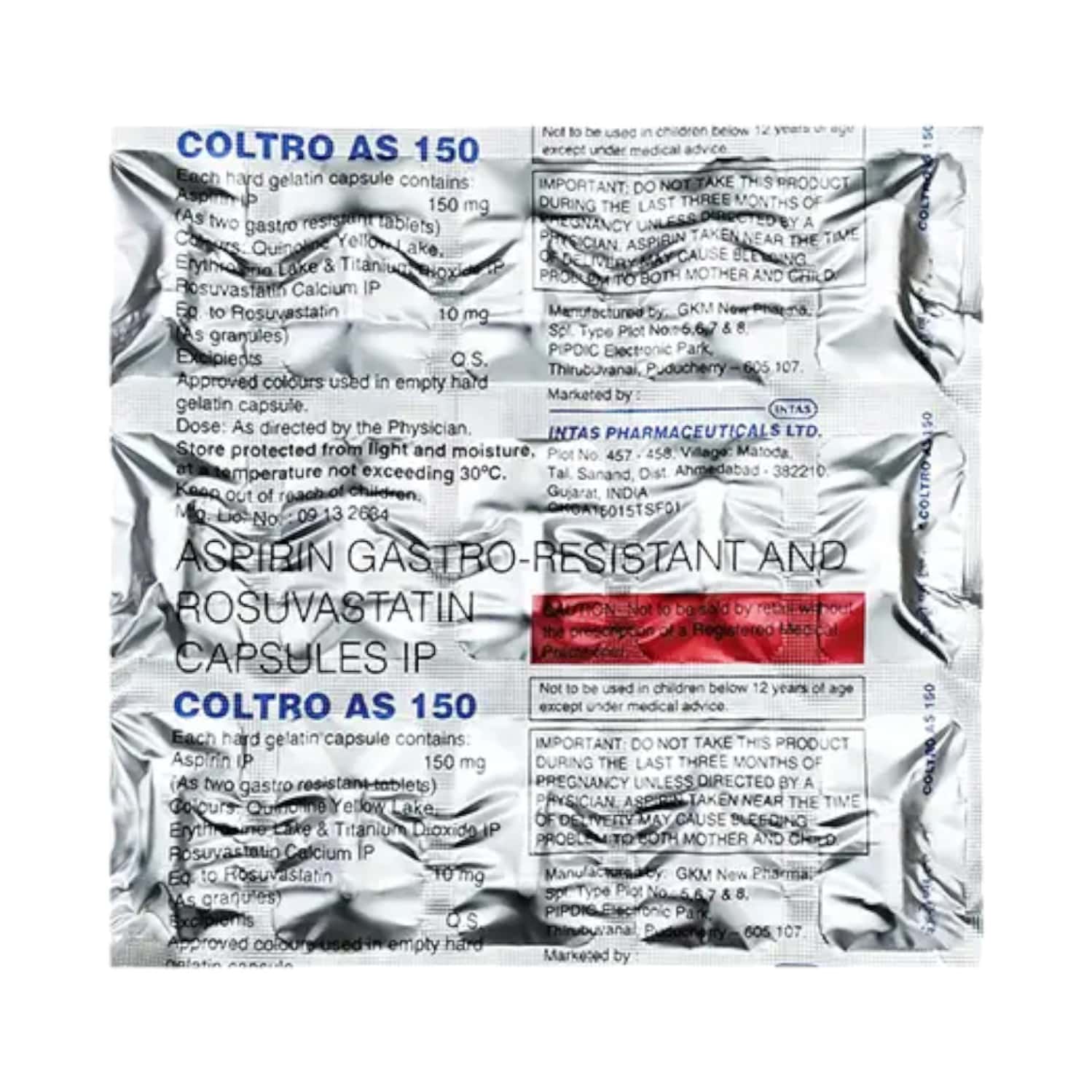 Coltro As 150mg Strip Of 15 Capsules: Uses, Side Effects, Price ...