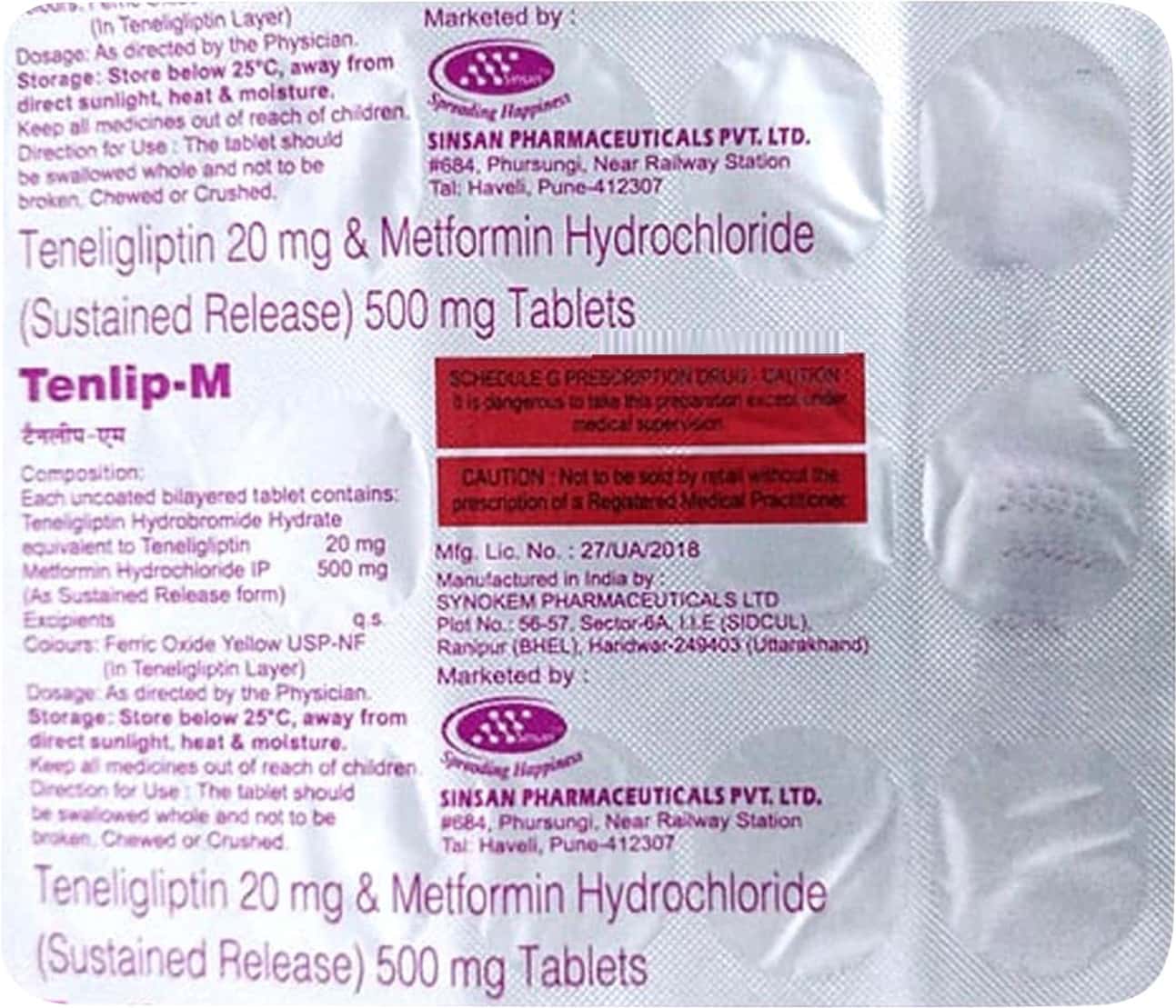 Tenlip M Strip Of 15 Tablets: Uses, Side Effects, Price & Dosage ...