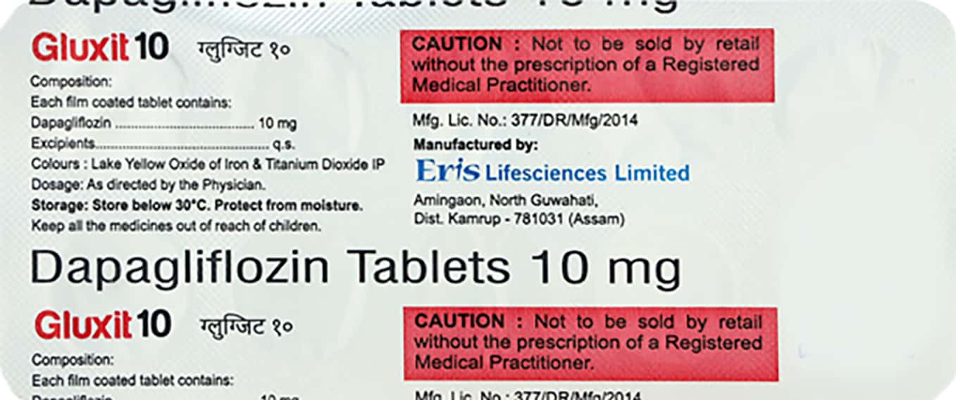 Gluxit 10 MG Tablet (10): Uses, Side Effects, Price & Dosage | PharmEasy