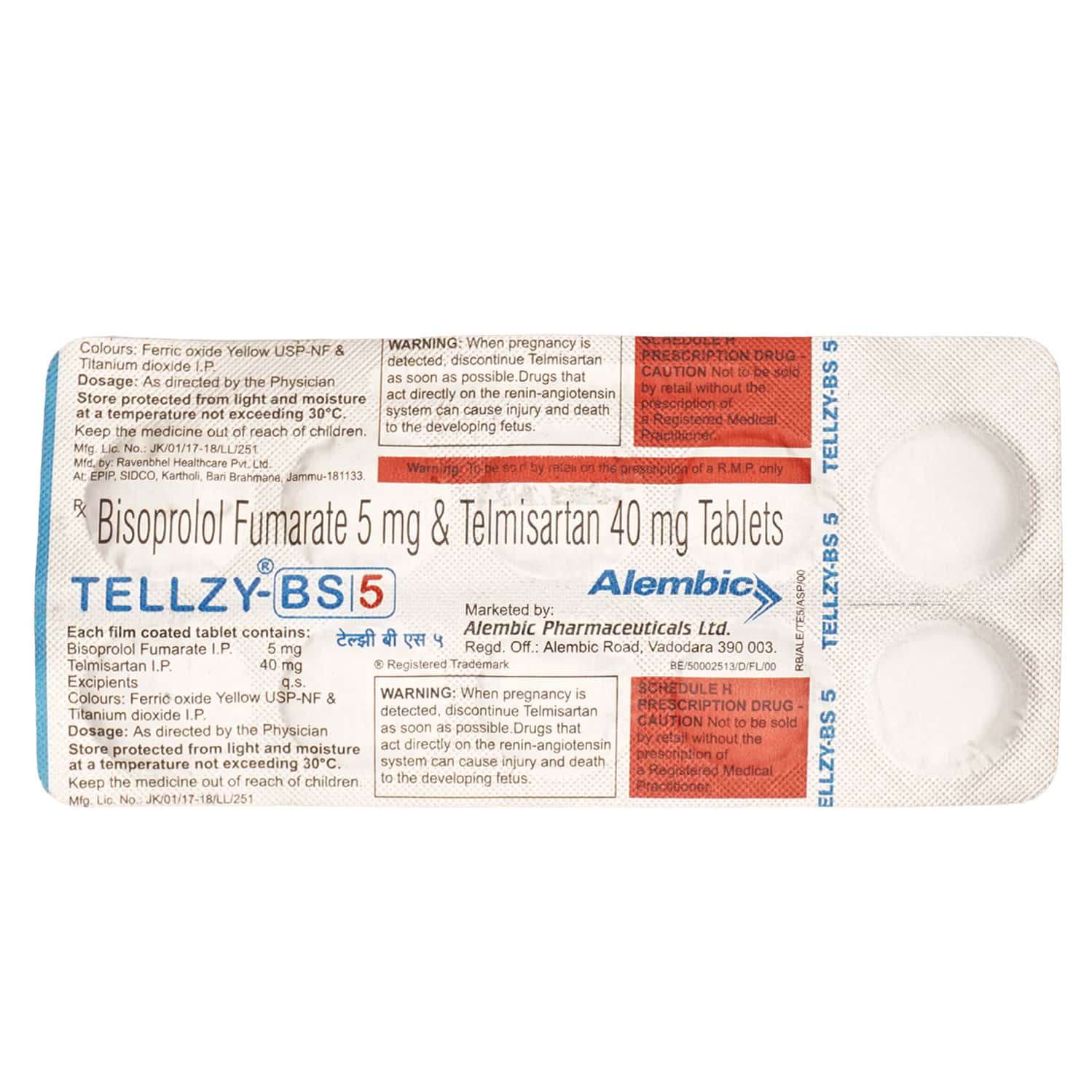 Tellzy Bs 5mg Strip Of 10 Tablets: Uses, Side Effects, Price & Dosage ...
