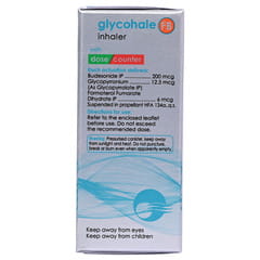 Glycohale Fb Cfc Free Box Of 120 Metered Dose Inhaler: Uses, Side ...