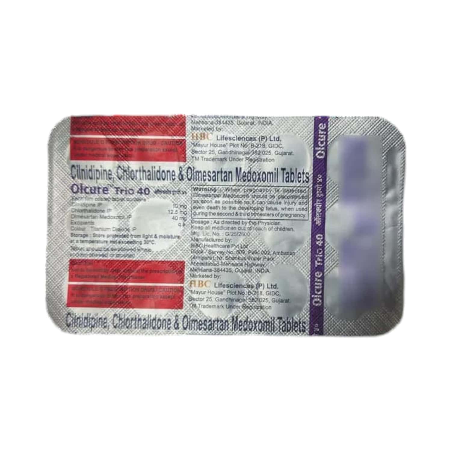 Olcure Trio 40mg Strip Of 15 Tablets: Uses, Side Effects, Price ...