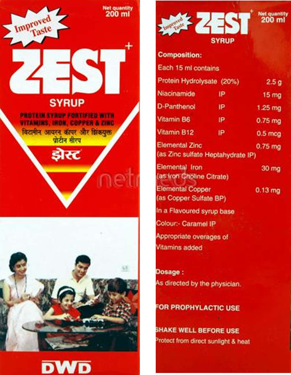 Buy Zest Plus Bottle Of 200ml Syrup Online & Save Up to 24% at PharmEasy