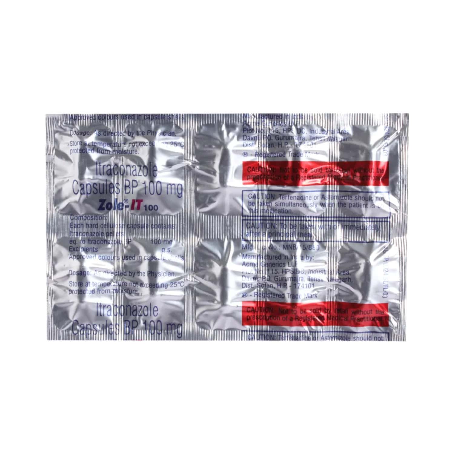 Zole It 100 MG Capsule (10): Uses, Side Effects, Price & Dosage | PharmEasy