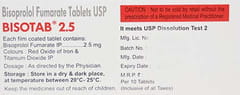 Bisotab 2.5 MG Tablet (10): Uses, Side Effects, Price & Dosage | PharmEasy