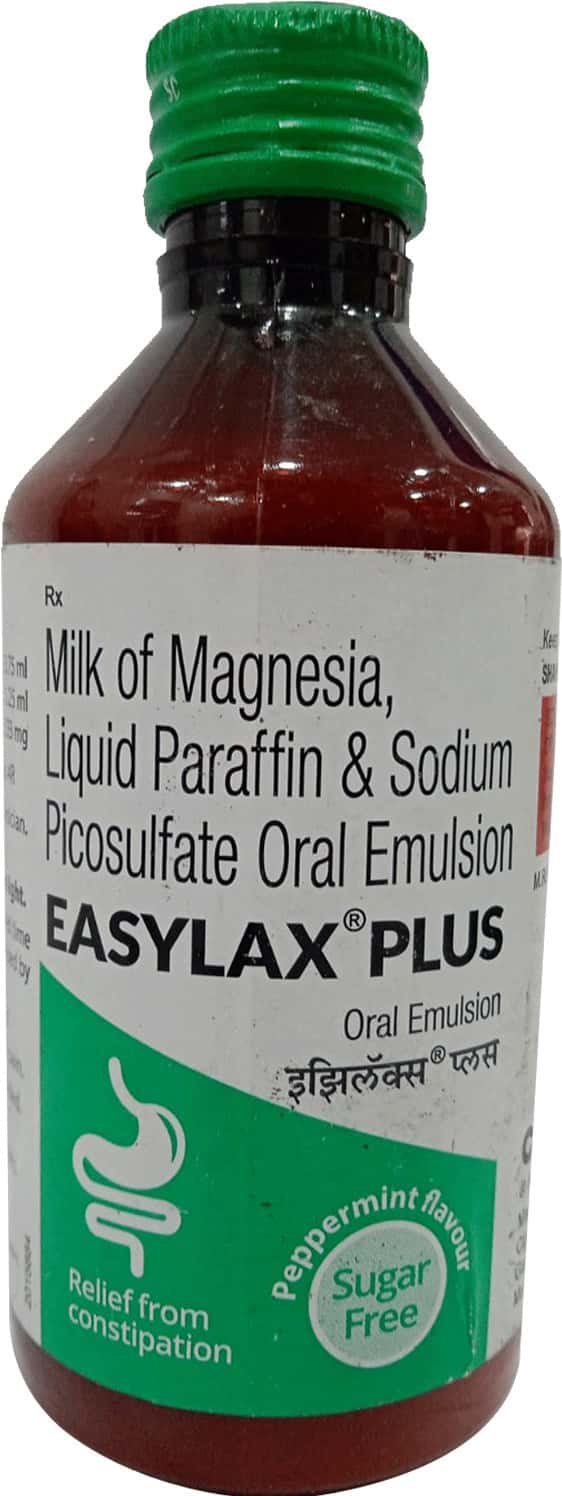 Easylax Plus Peppermint Flavour Sugar Free Bottle Of 170ml Emulsion ...
