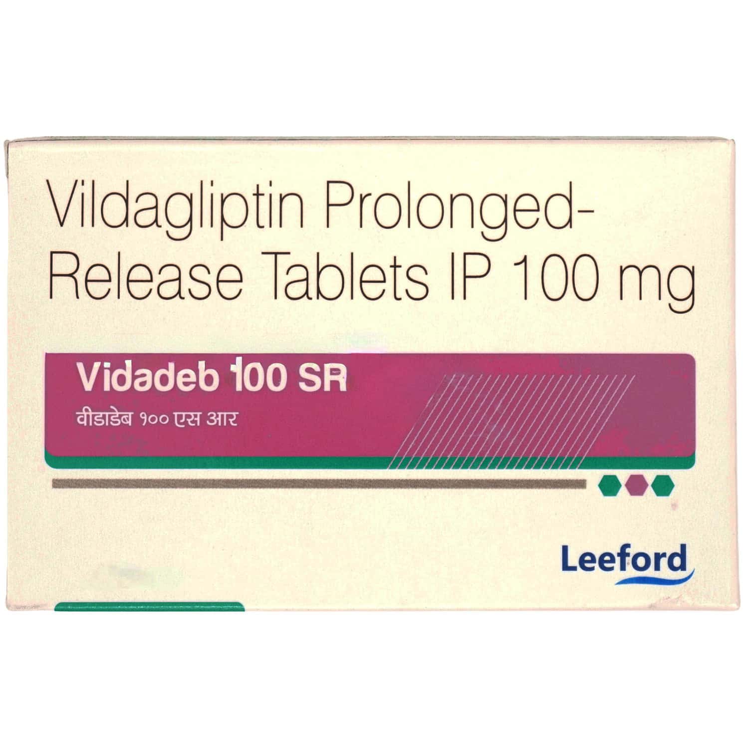 Vidadeb Sr 100 MG Tablet (15): Uses, Side Effects, Price & Dosage ...
