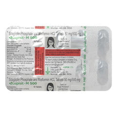 Lupisit M 500mg Strip Of 10 Tablets: Uses, Side Effects, Price & Dosage ...