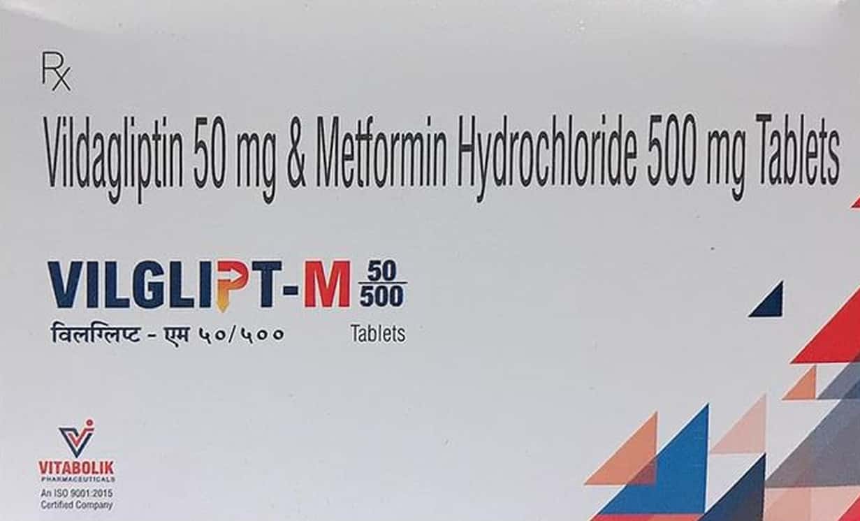 Vilglipt M 50/500mg Strip Of 10 Tablets: Uses, Side Effects, Price ...