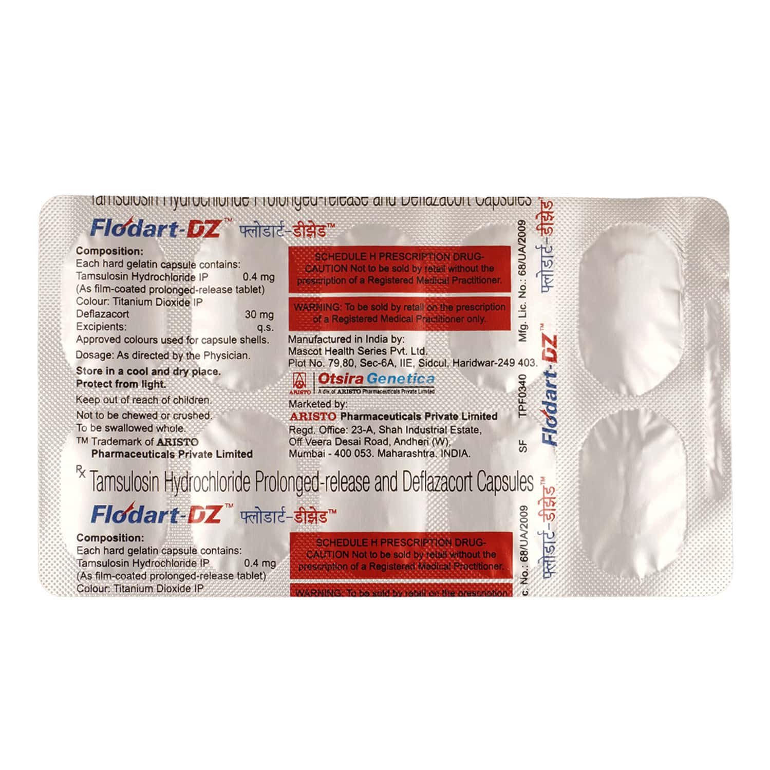 Flodart Dz Strip Of 10 Capsules: Uses, Side Effects, Price & Dosage ...