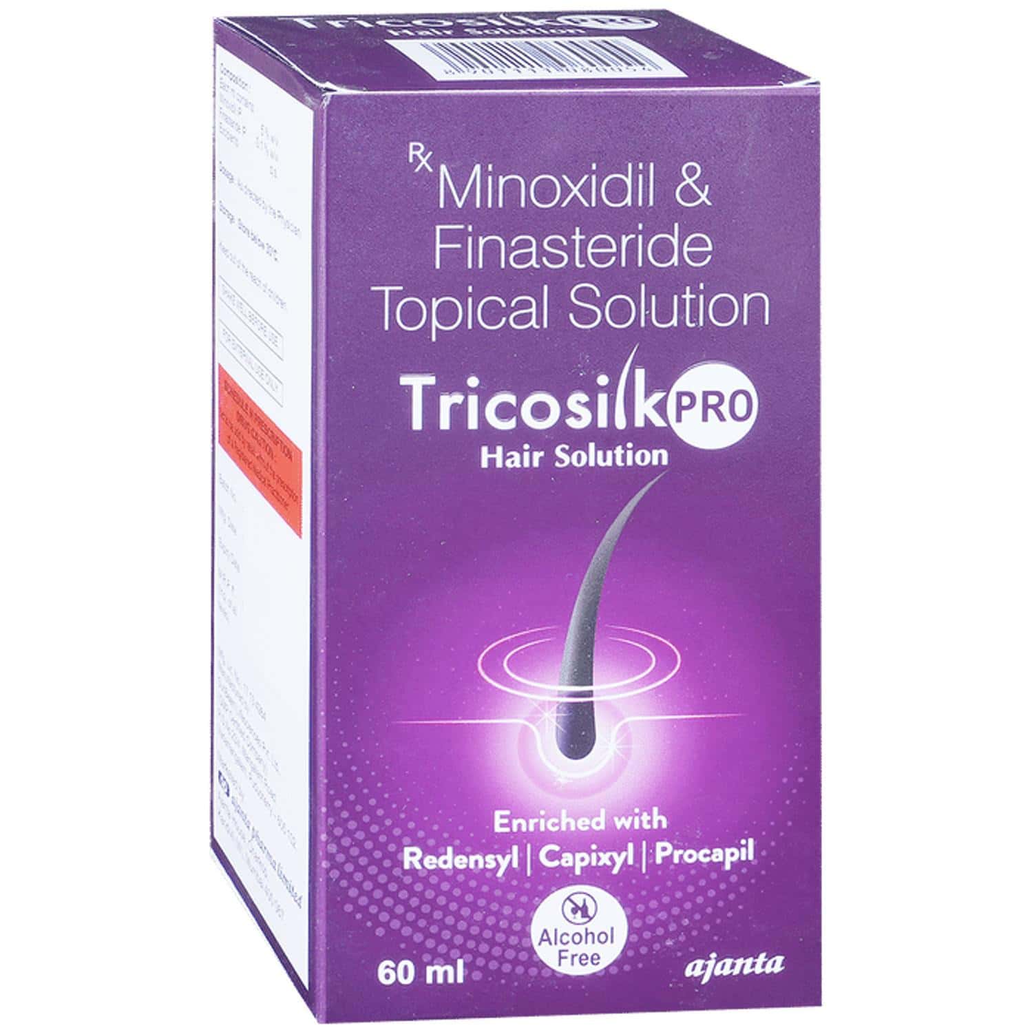 Tricosilk Pro Alcohol Free Bottle Of 60ml Hair Solution: Uses, Side ...