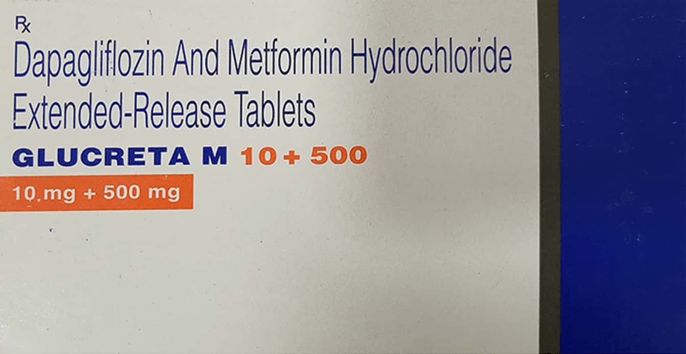 Glucreta M 10/500mg Strip Of 10 Tablets: Uses, Side Effects, Price ...