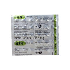 Btn 5 MG Tablet (30): Uses, Side Effects, Price & Dosage | PharmEasy