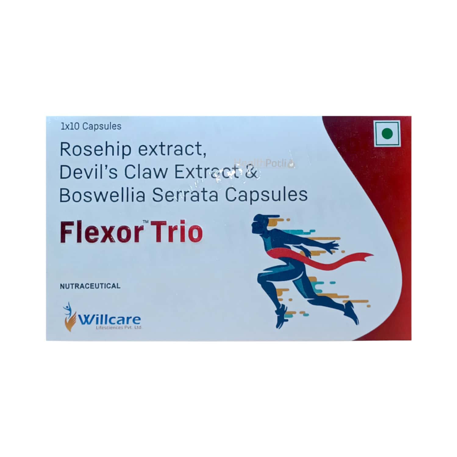 Flexor Trio Strip Of 10 Capsules: Uses, Side Effects, Price & Dosage ...