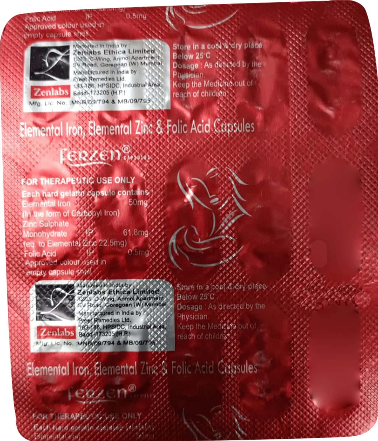 Ferzen Capsule: Uses, Side Effects, Price, Dosage & More Info - PharmEasy