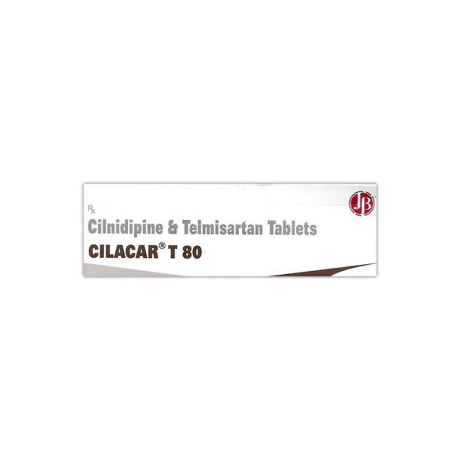 Cilacar T 80mg Strip Of 14 Tablets: Uses, Side Effects, Price & Dosage ...