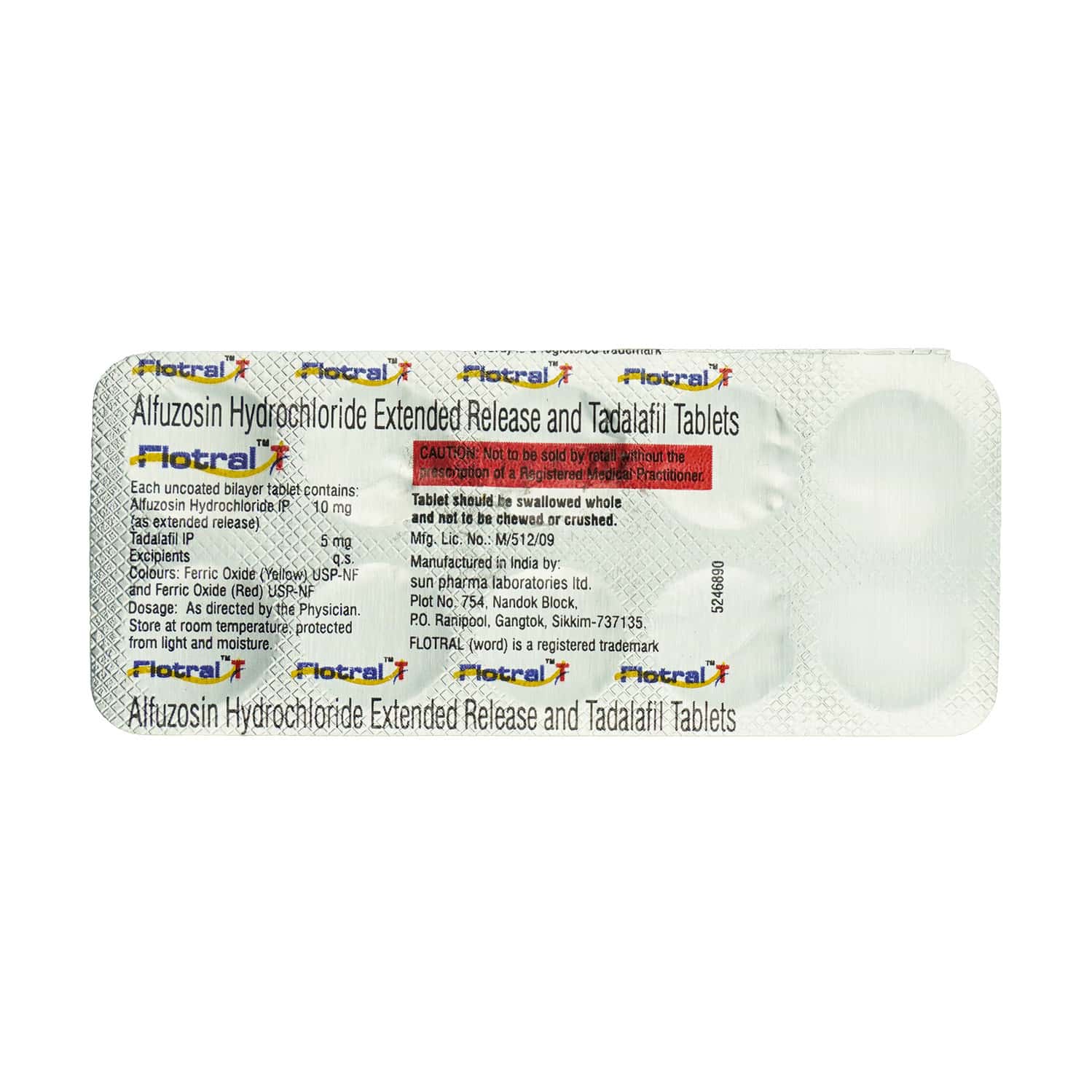Flotral T Strip Of 10 Tablets: Uses, Side Effects, Price & Dosage ...