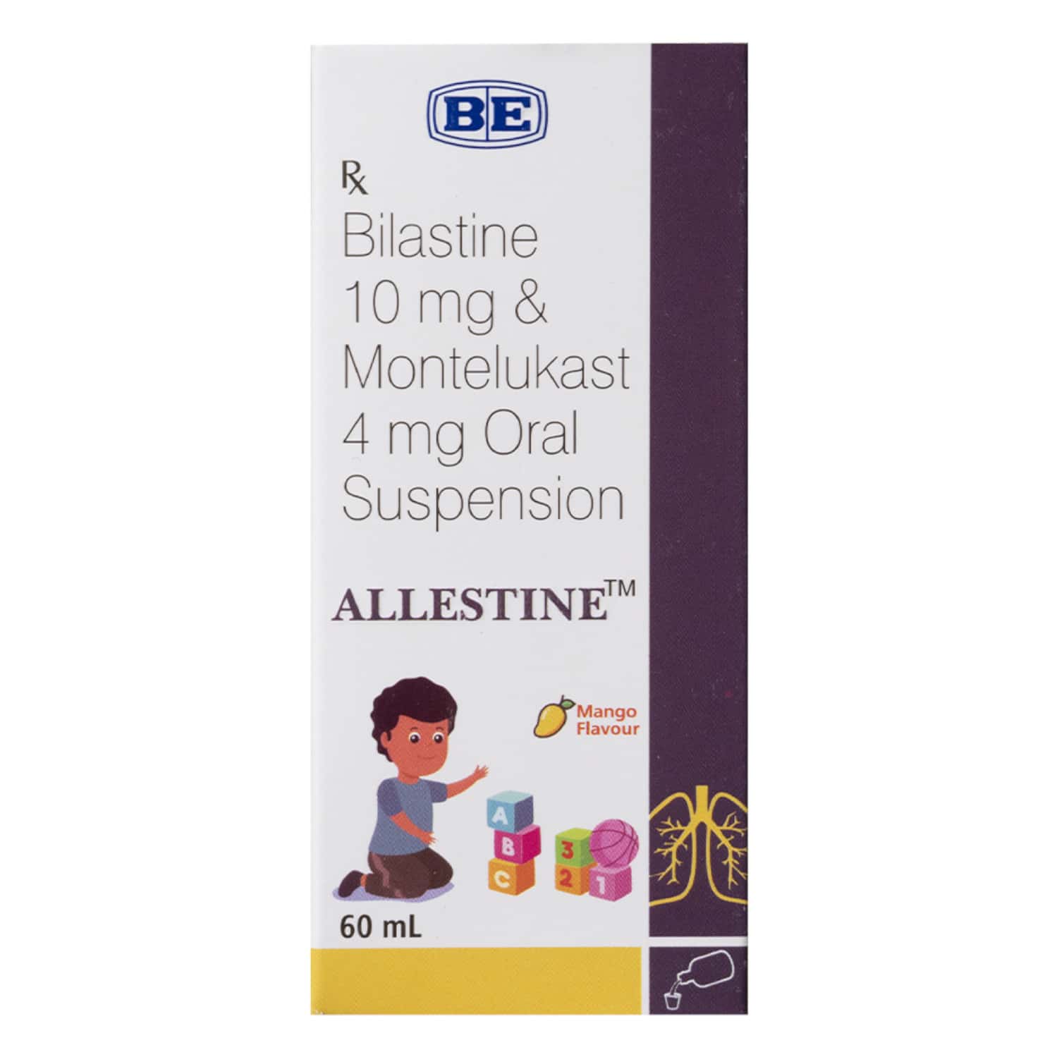Allestine Mango Flavour Bottle Of 60ml Suspension: Uses, Side Effects ...