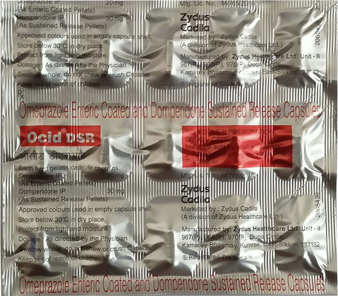 Ocid DSR Capsule: Uses, Side Effects, Price, Dosage & More Info - PharmEasy