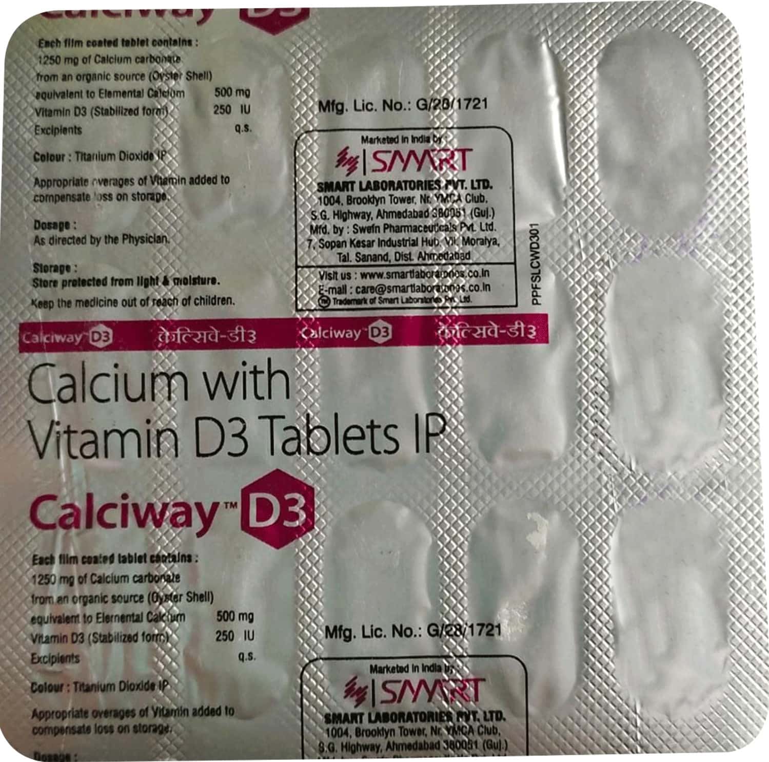 Calciway-D3 Tablet: Uses, Side Effects, Price, Dosage & More Info ...