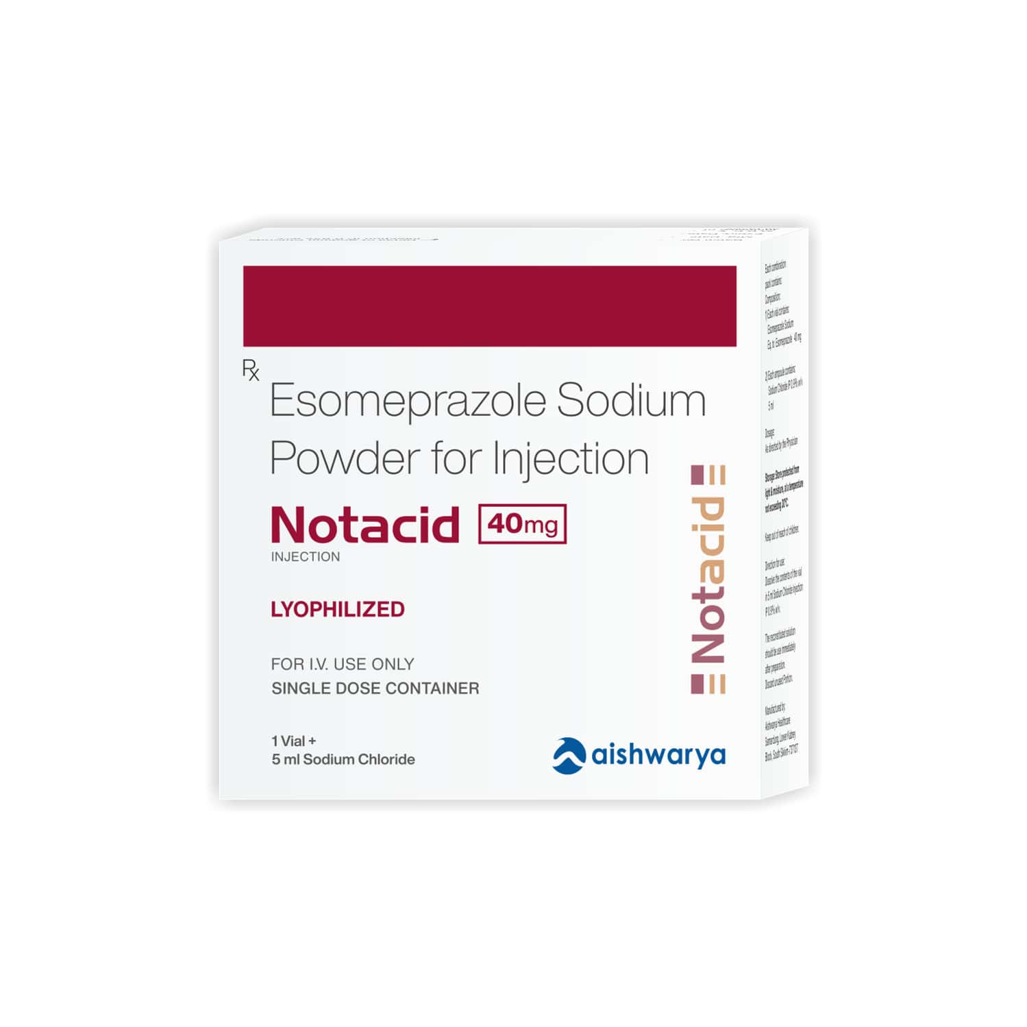 Notacid 40 MG Powder For Injection (1): Uses, Side Effects, Price ...