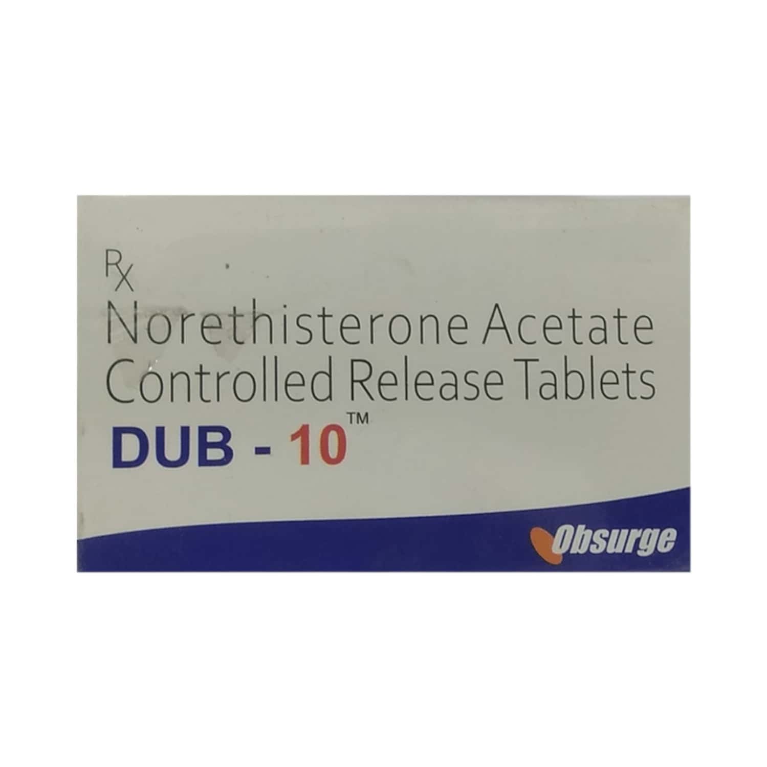 Dub 10 MG Tablet (10): Uses, Side Effects, Price & Dosage | PharmEasy