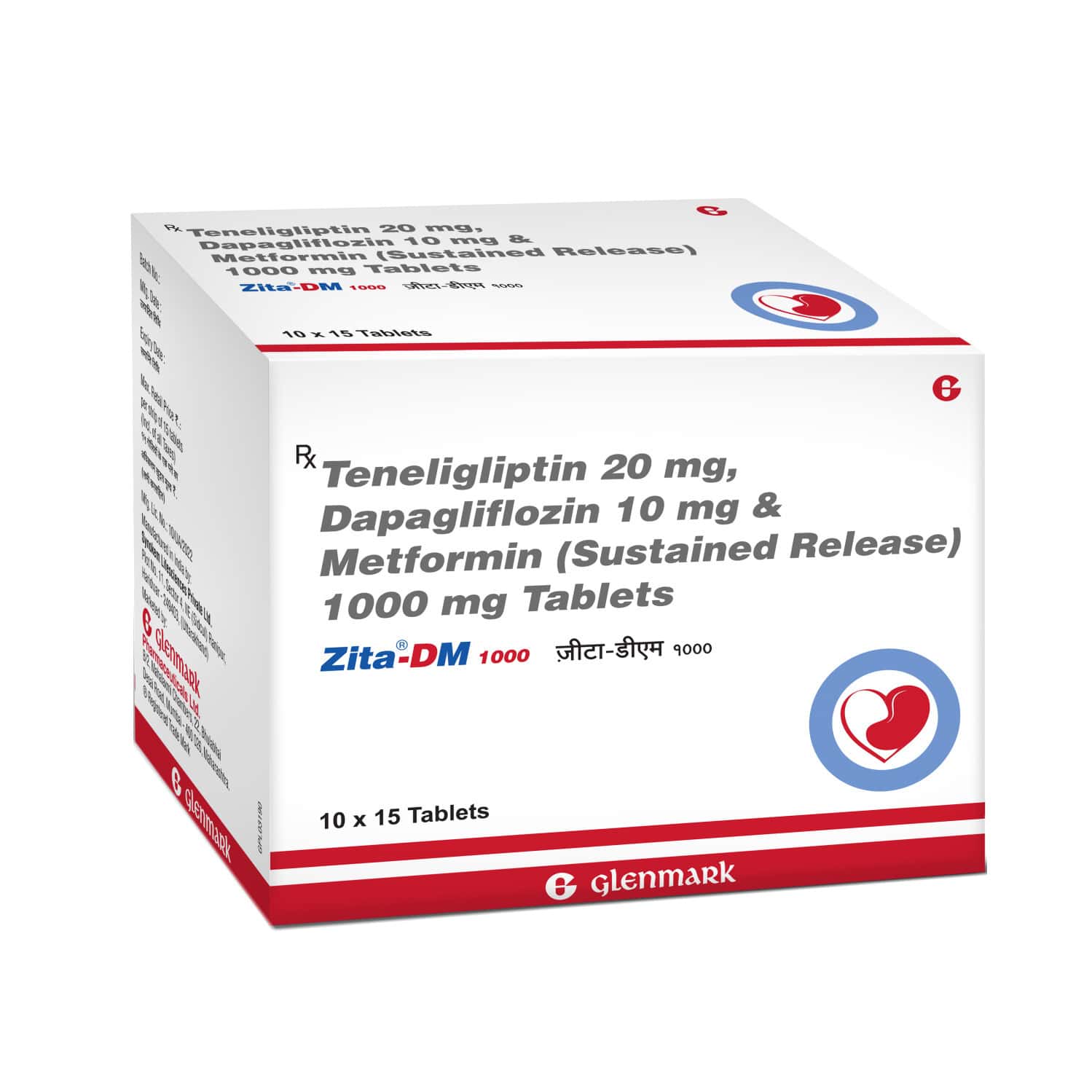 Zita Dm 1000mg Strip Of 15 Tablets: Uses, Side Effects, Price & Dosage ...