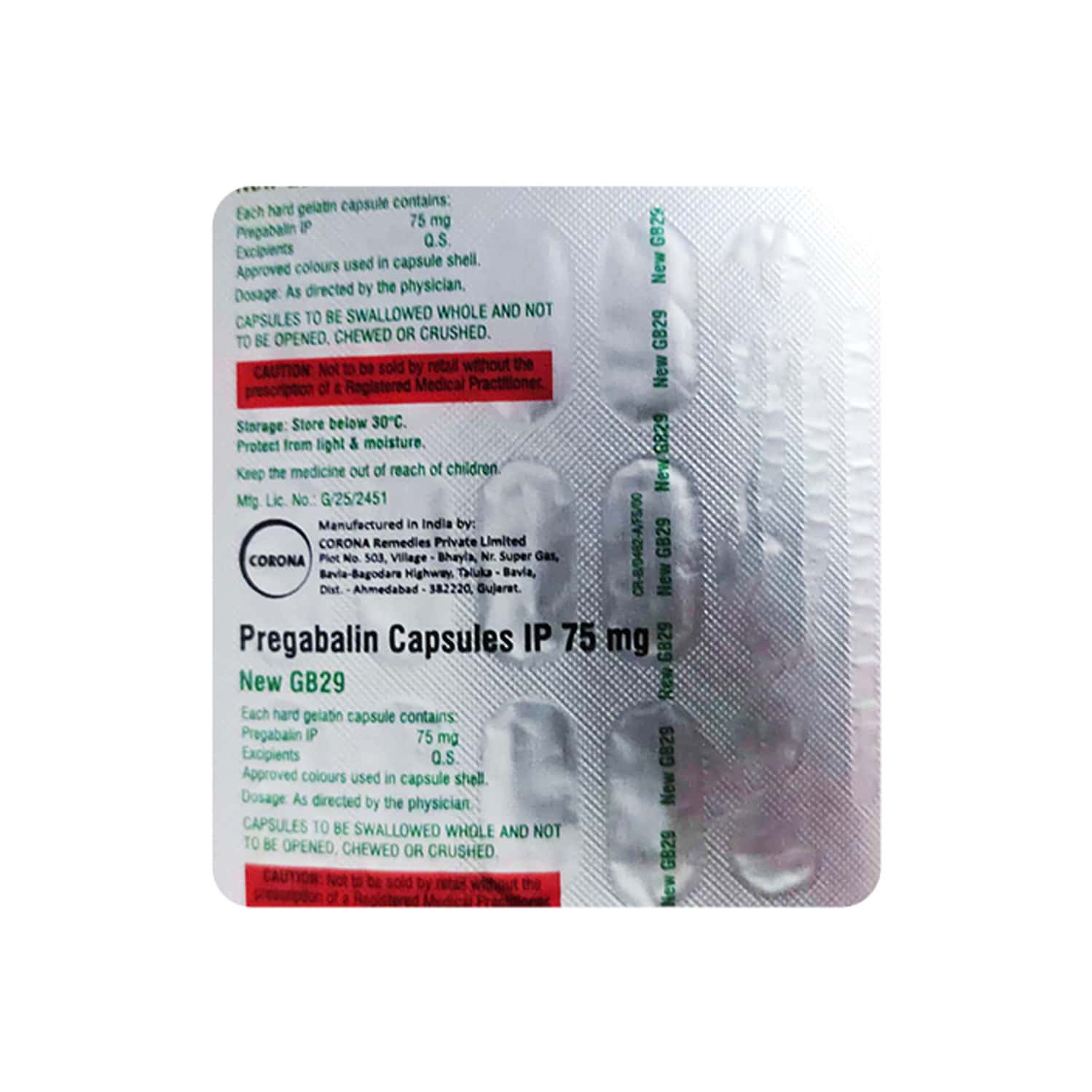 Gb 29 75 MG Capsule (15): Uses, Side Effects, Price & Dosage | PharmEasy