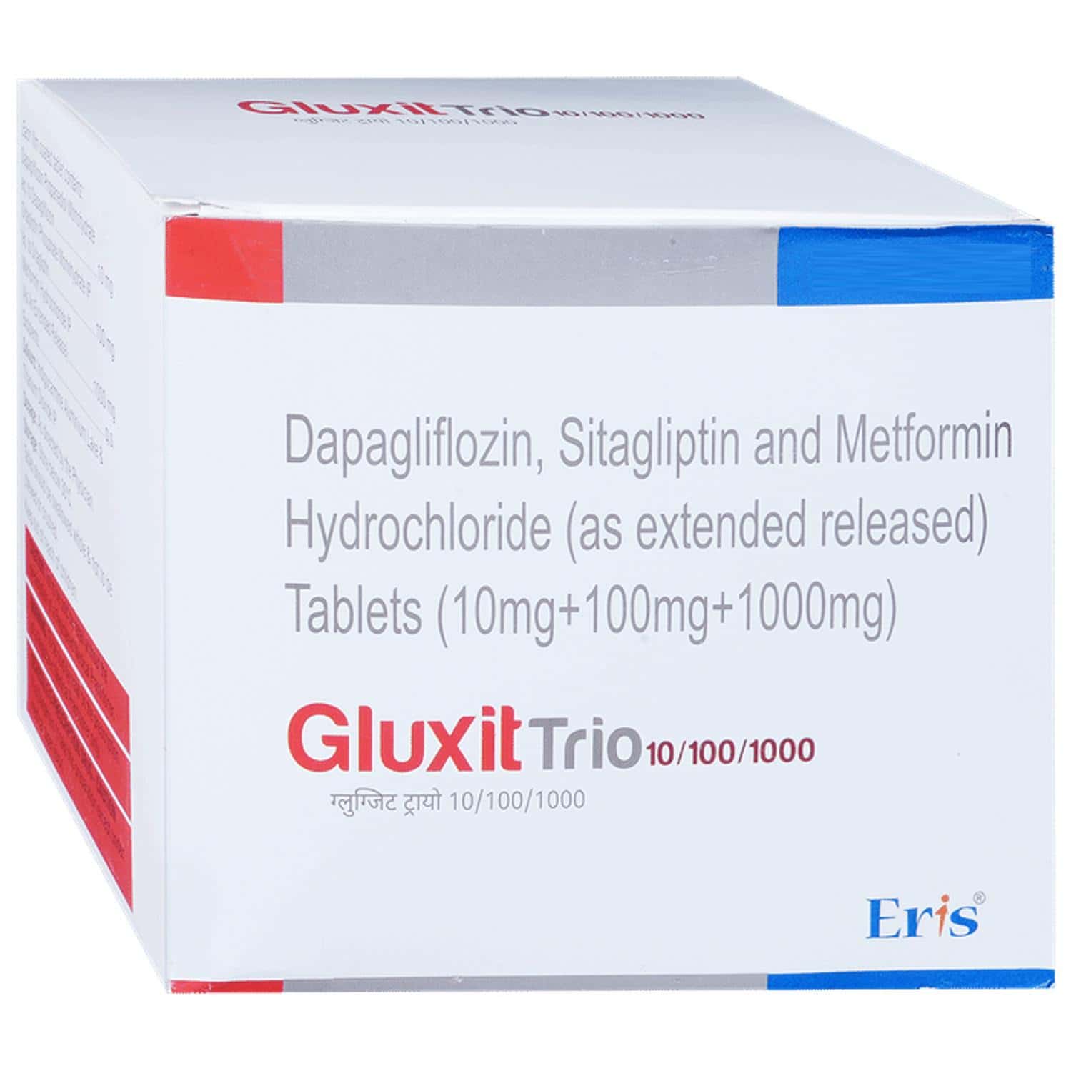 Gluxit Trio 10/100/1000 Tablet: Uses, Side Effects, Price, Dosage ...