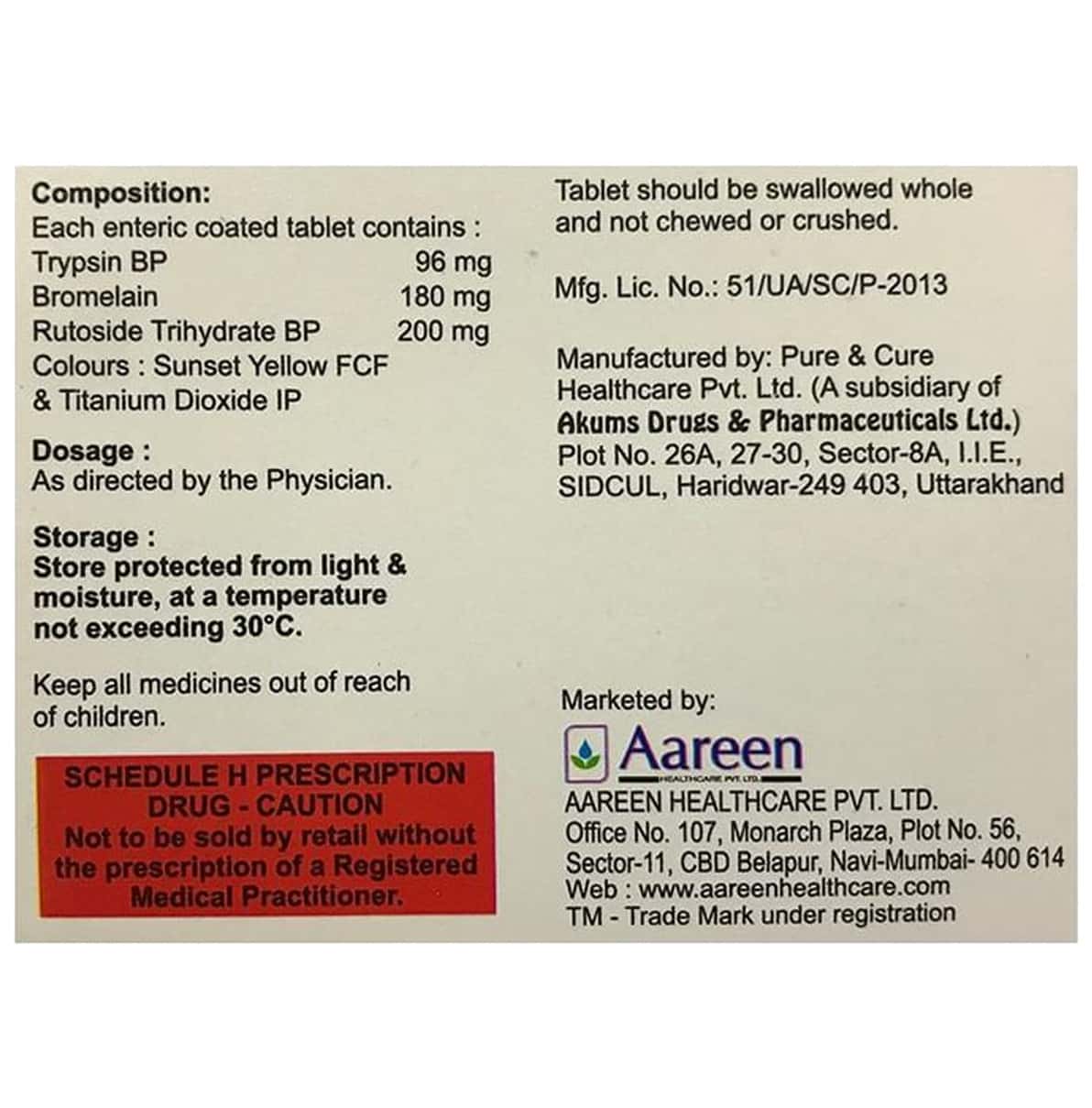 Banoflam Forte Strip Of 10 Tablets: Uses, Side Effects, Price & Dosage ...