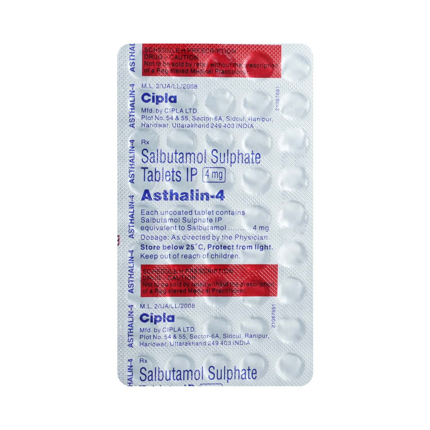 Asthalin 4 Tablet: Uses, Side Effects, Price, Dosage & More Info ...