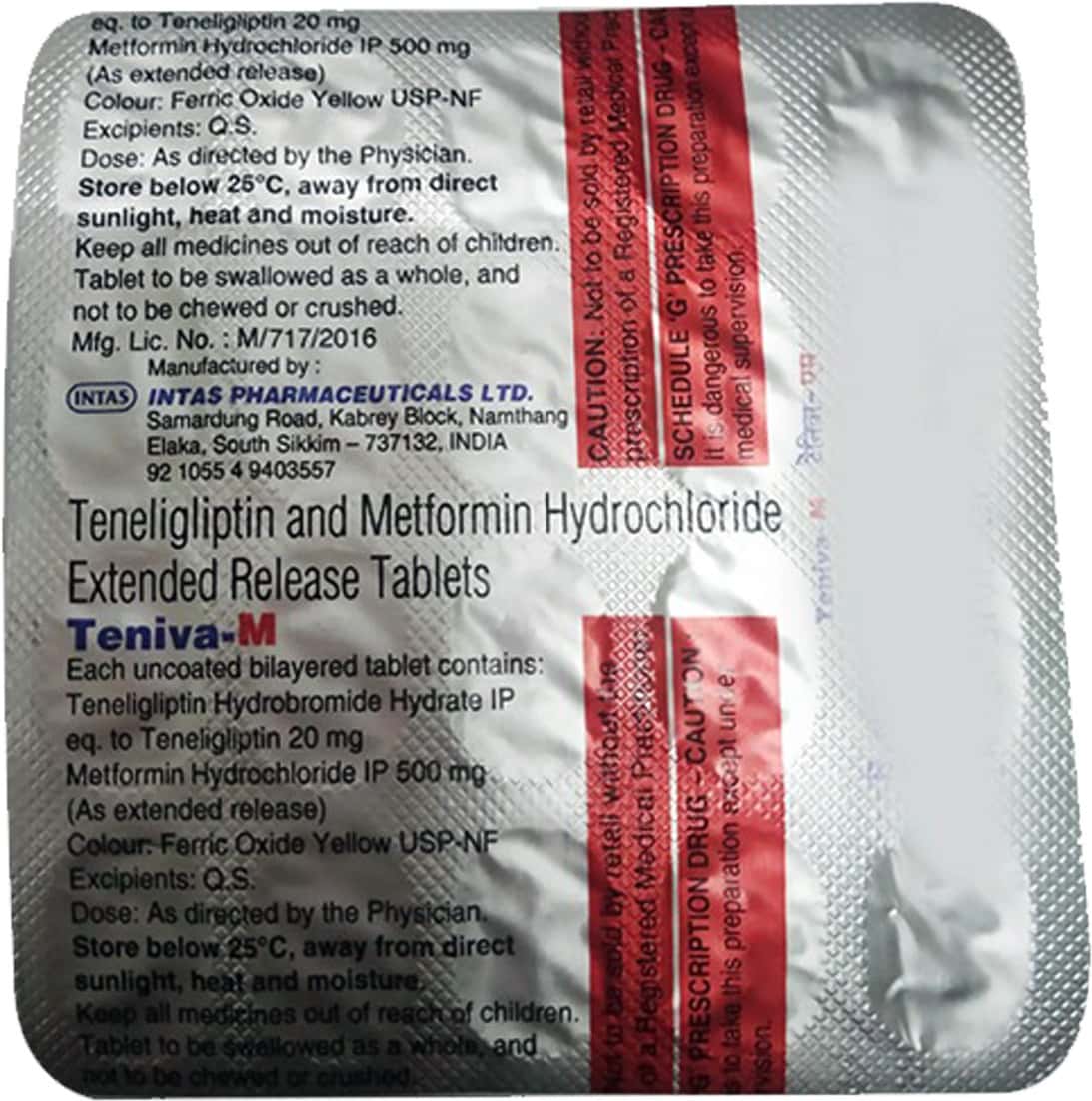 Teniva-M Tablet: Uses, Side Effects, Price, Dosage & More Info - PharmEasy