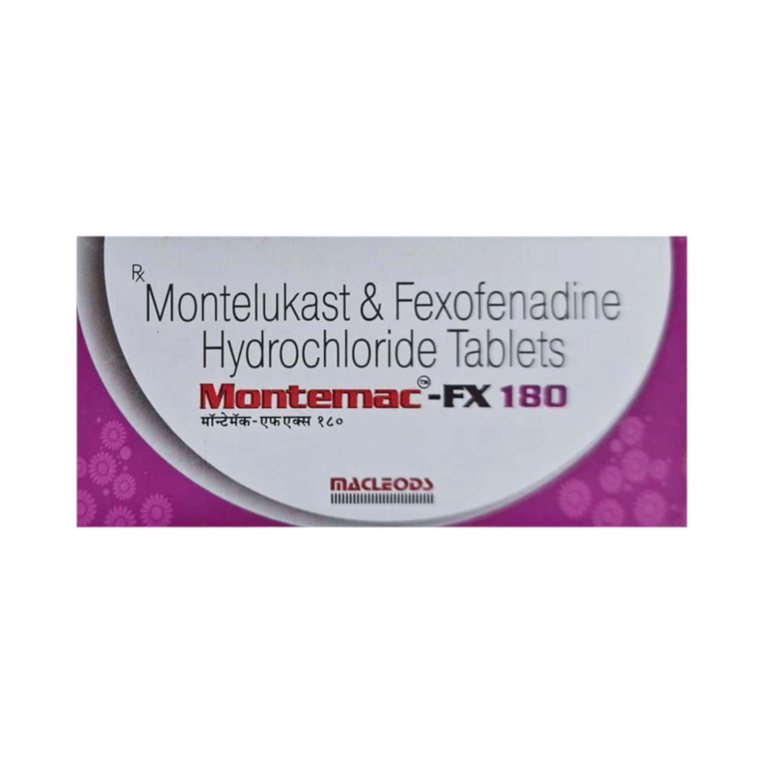 Montemac Fx 180 Strip Of 10 Tablets: Uses, Side Effects, Price & Dosage ...