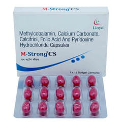 Buy M Strong Cs Strip Of 15 Softgel Capsules Online & Save Up to 24% at ...
