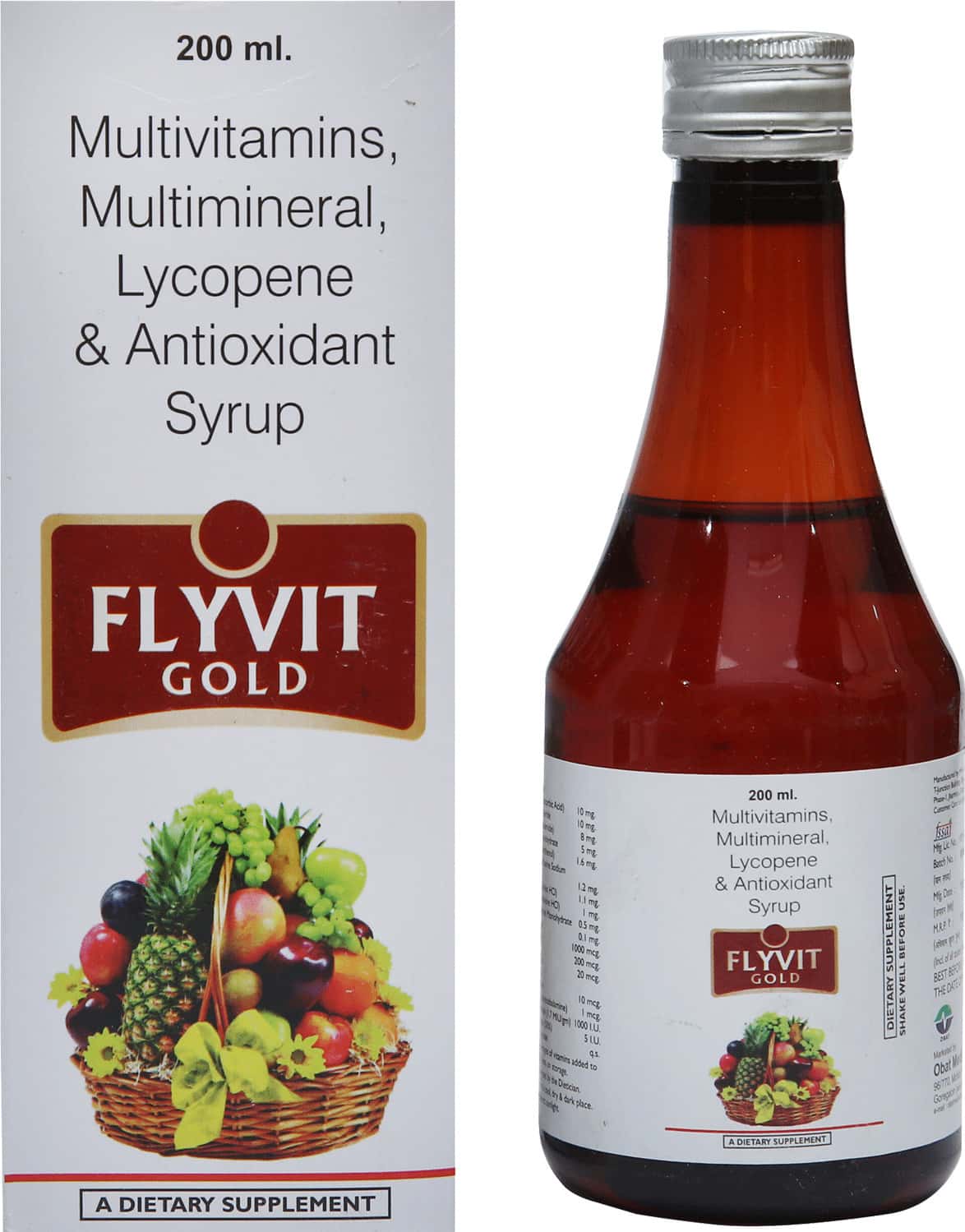 Buy Flyvit Gold Bottle Of 200ml Syrup Online & Save Up to 24% at PharmEasy