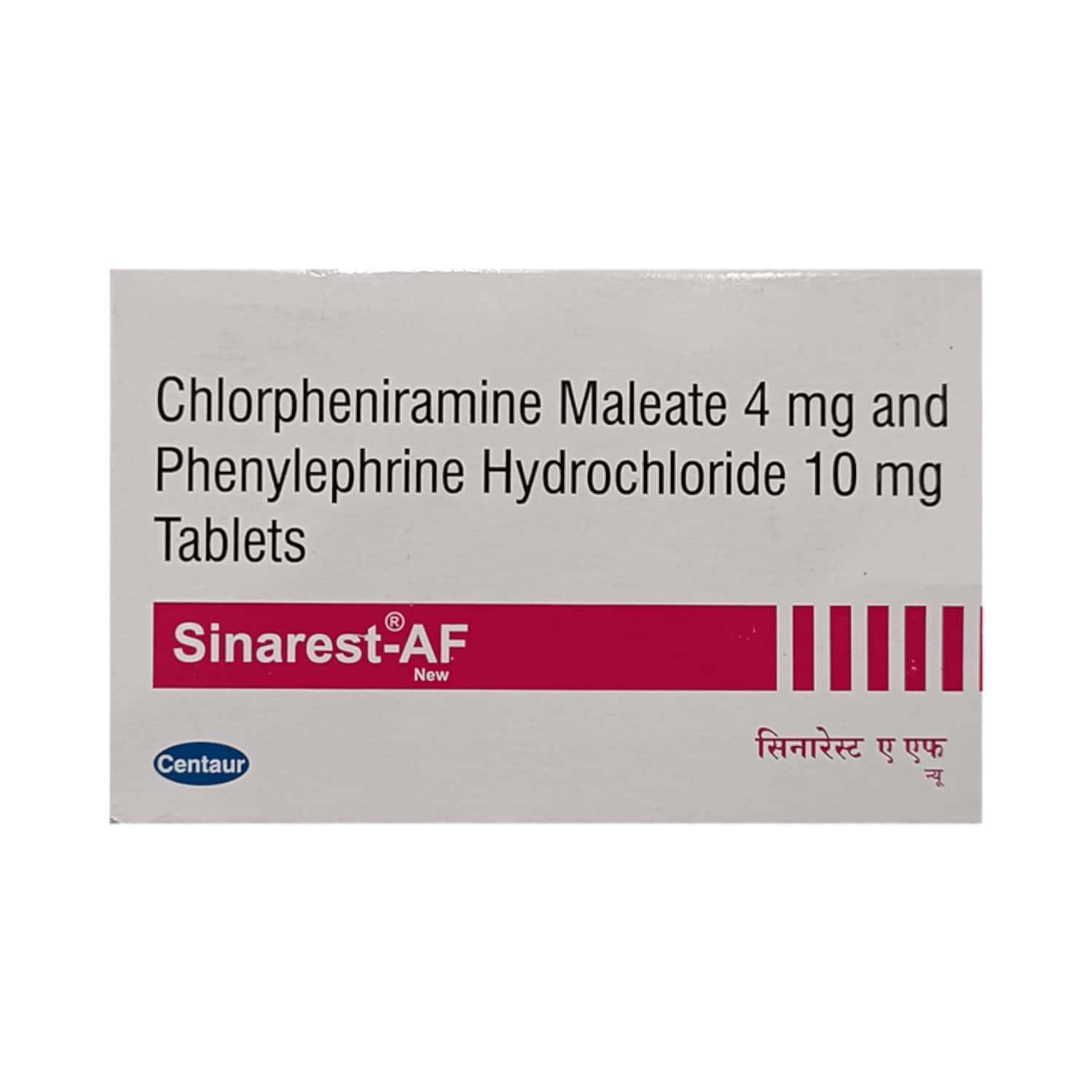 Buy Sinarest Af New Strip Of 15 Tablets Online & Save Up to 24% at ...