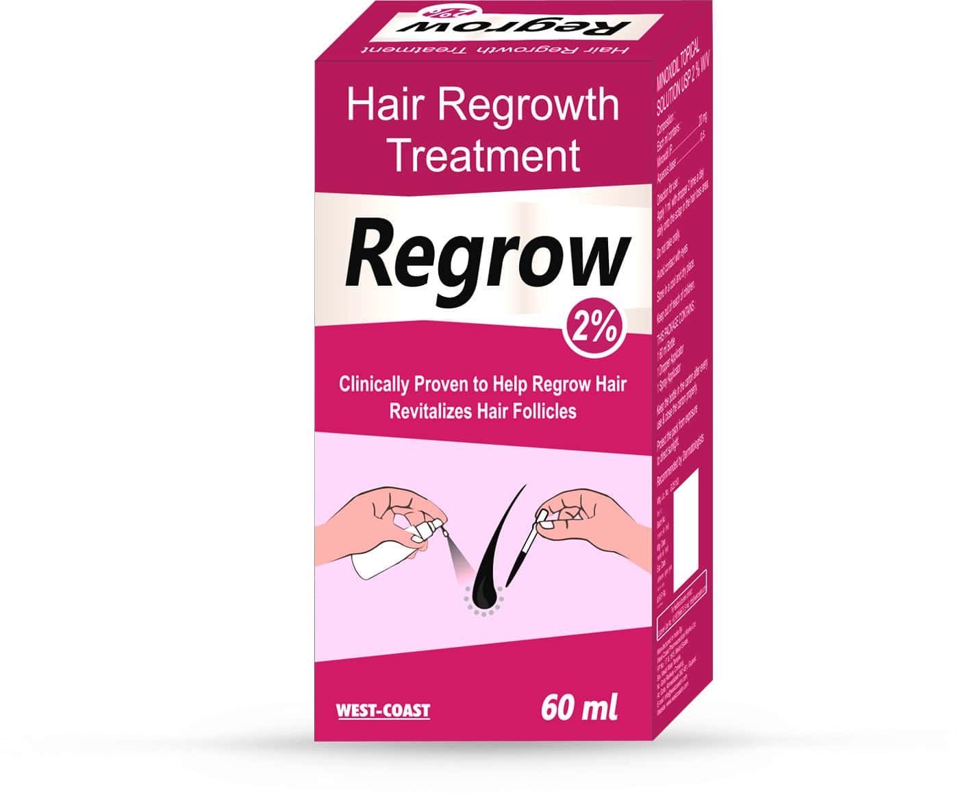 Regrow 2 %W/V Skin Solution (60): Uses, Side Effects, Price & Dosage ...