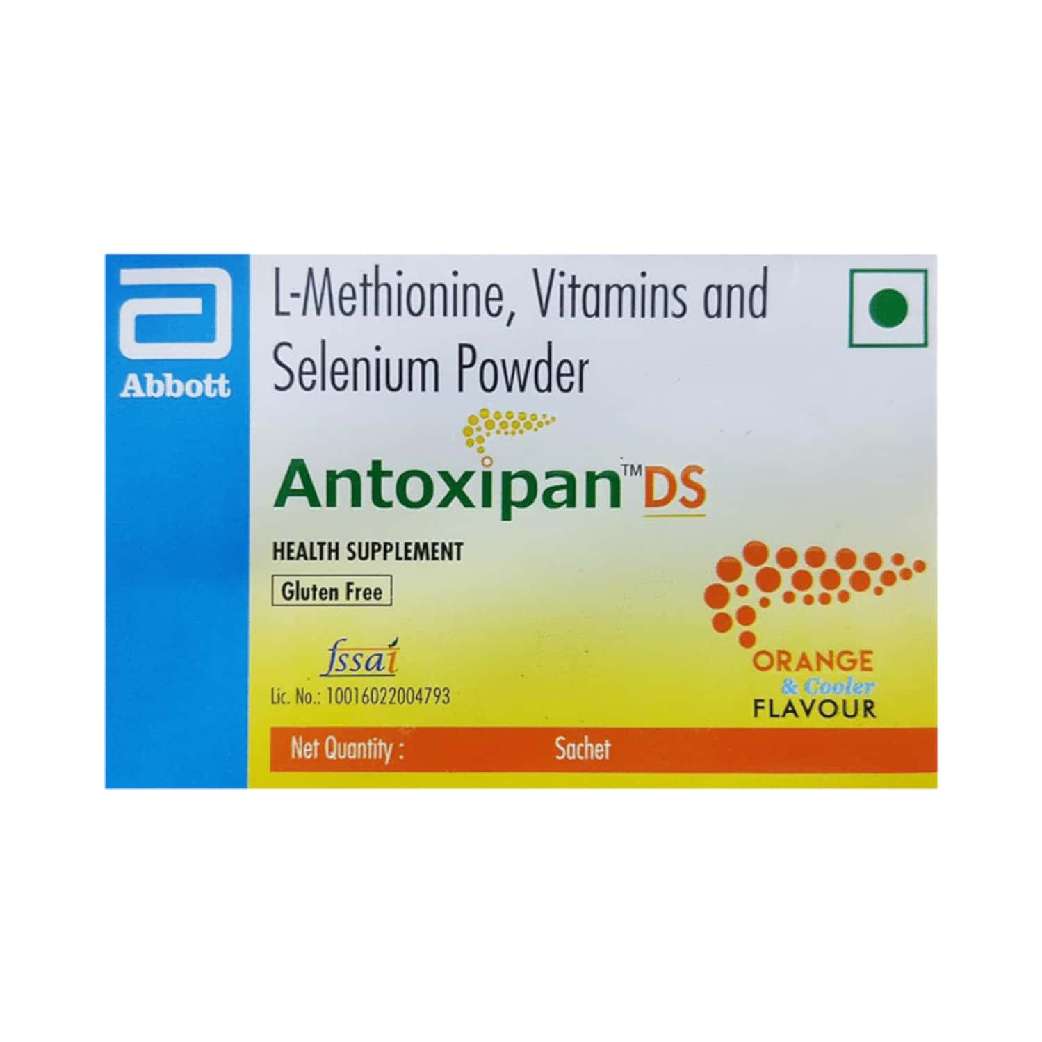 Buy Antoxipan Ds Orange And Cooler Flavour Sachet Of 6gm Powder Online ...