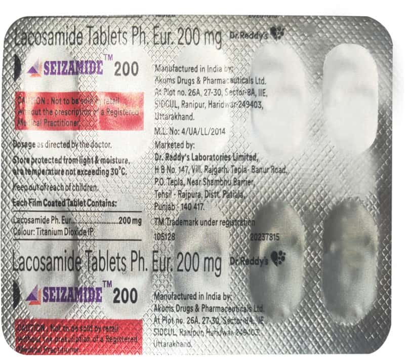 Seizamide 200 MG Tablet (10): Uses, Side Effects, Price & Dosage ...