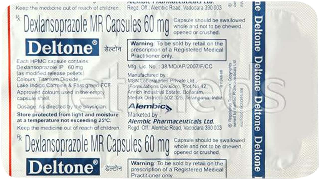 Deltone 60 MG Tablet (10): Uses, Side Effects, Price & Dosage | PharmEasy