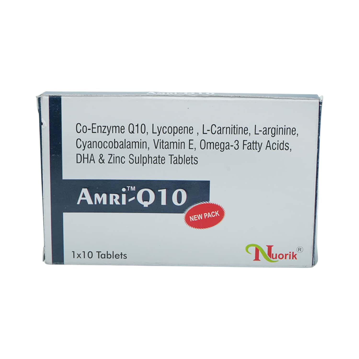 Buy Amri Q 10 Strip Of 10 Tablets Online & Save Up to 24% at PharmEasy