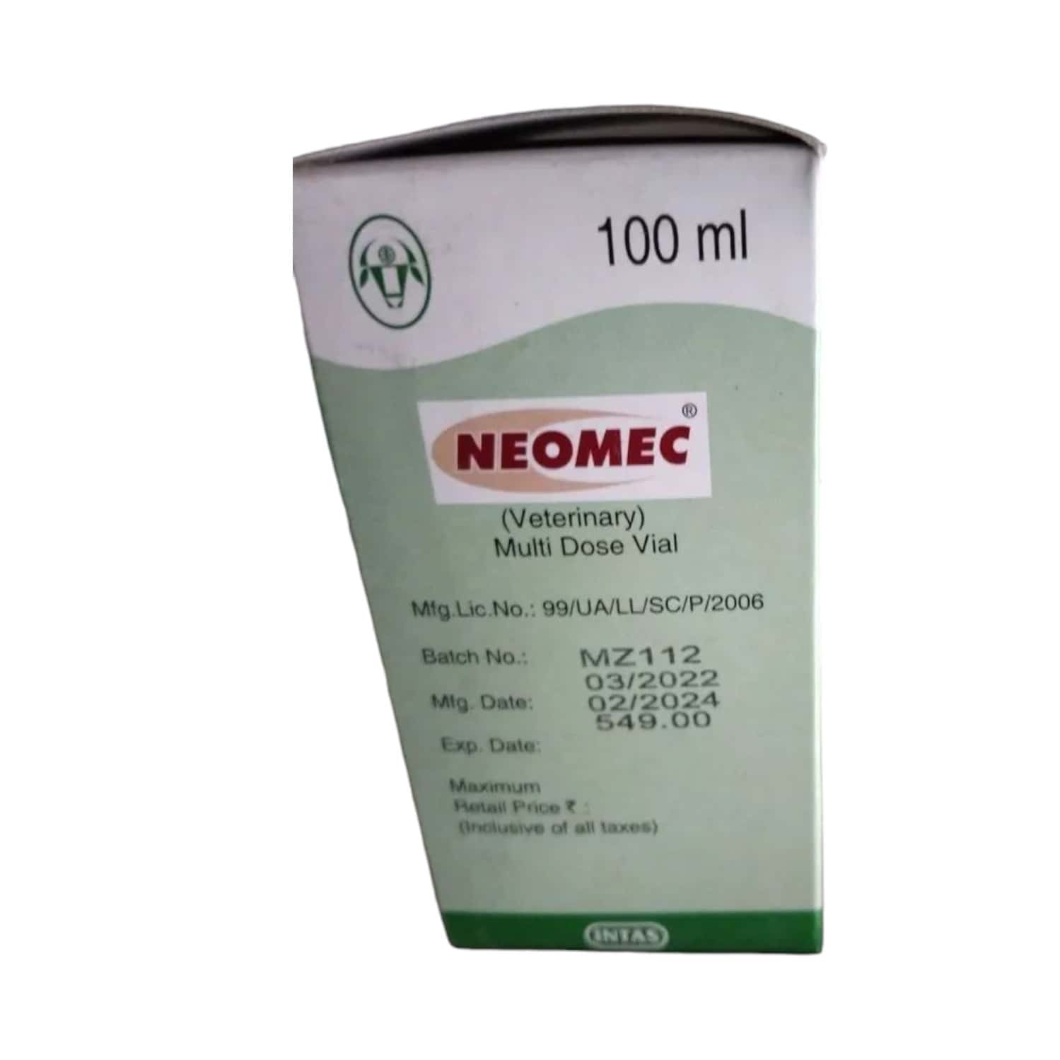 Buy Neomec 1 % Injection (100) Online & Save Up to 24% at PharmEasy