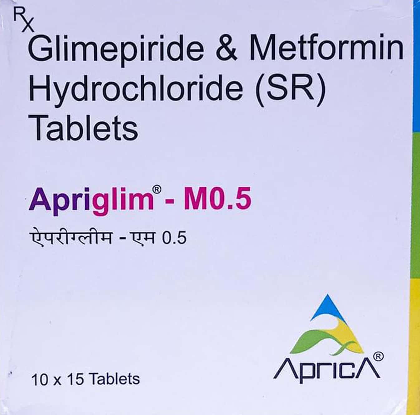 Apriglim M 0.5mg Strip Of 15 Tablets: Uses, Side Effects, Price ...