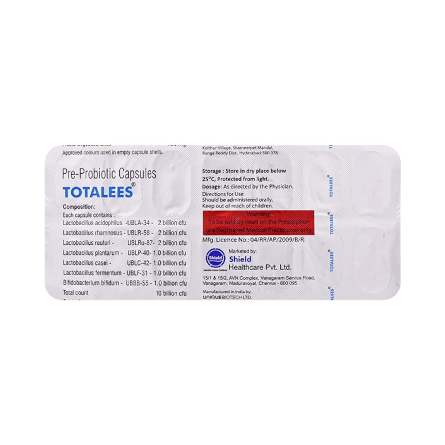 Buy Totalees Strip Of 14 Capsules Online & Save Up to 24% at PharmEasy