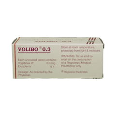 Volibo 0.3 MG Tablet (15): Uses, Side Effects, Price & Dosage | PharmEasy